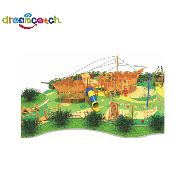 China Large Outdoor Playground With Climbing Net manufacturers, Large ...